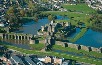 CAERPHILLY CASTLE THE GREEN LADY
